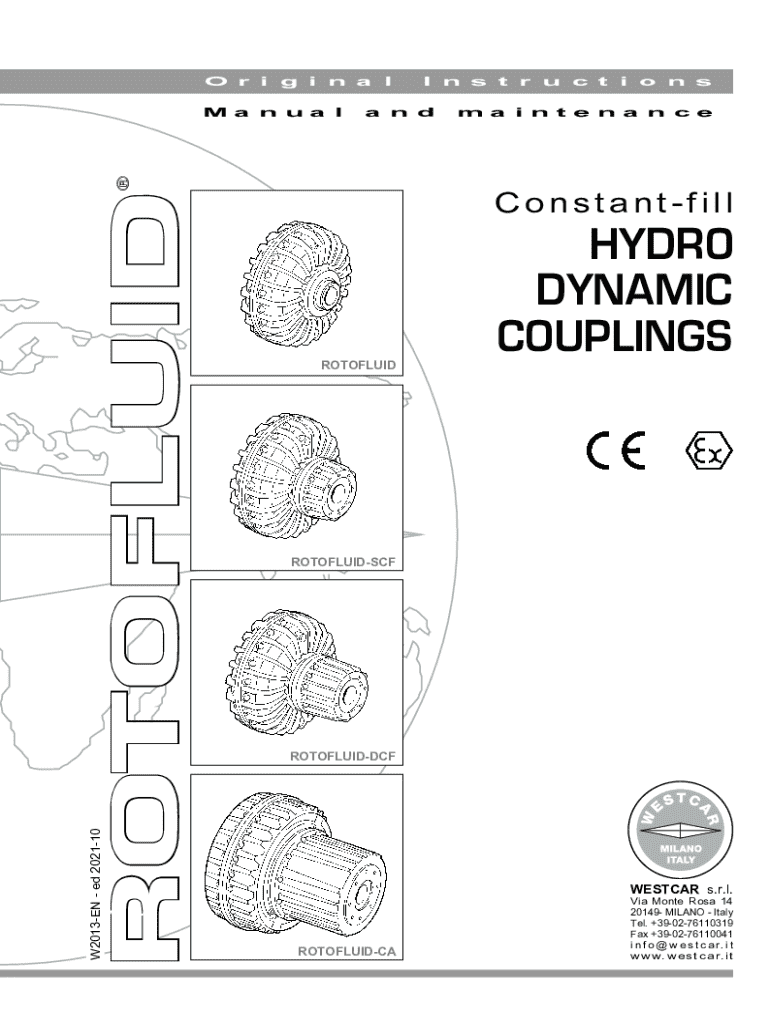Fillable Online HYDRO DYNAMIC COUPLINGS Fax Email Print - pdfFiller