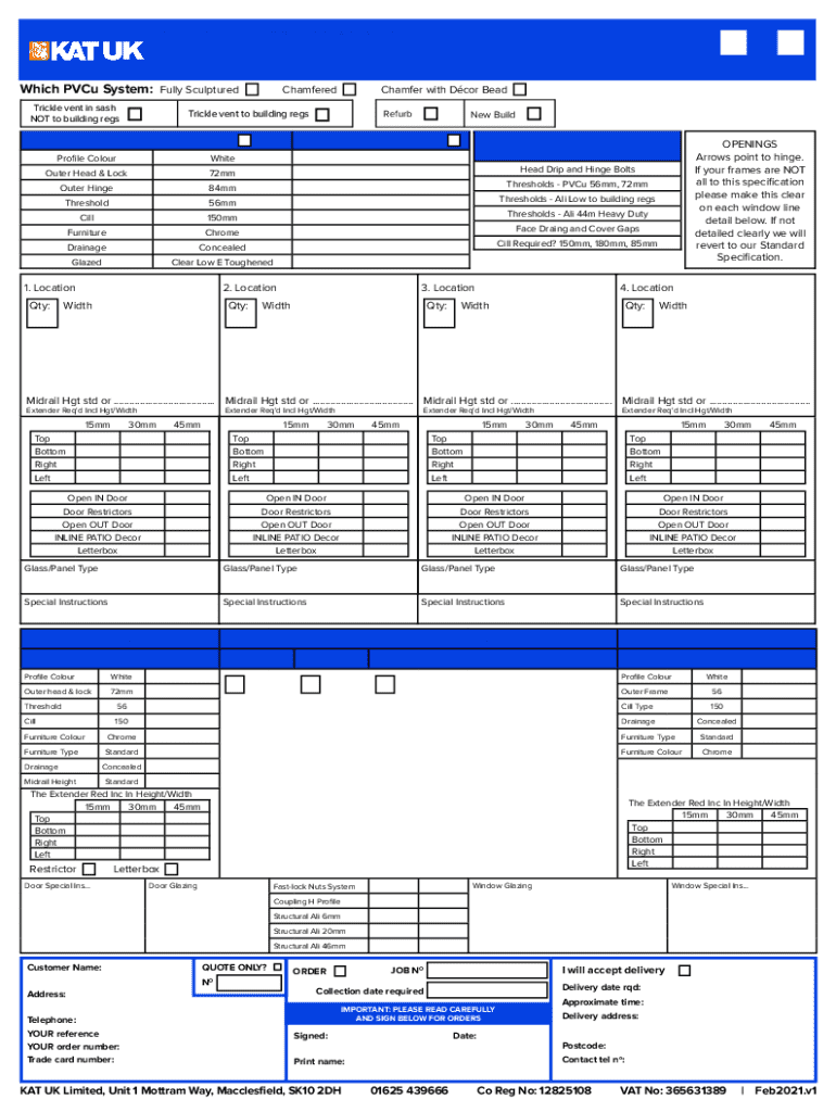 Fillable Online Quote/Order Request Form Fax Email Print - pdfFiller