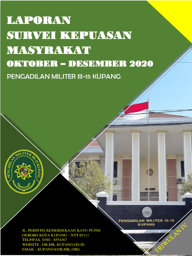 Fillable Online Laporan Survey Kepuasan Masyarakat Pengguna ... Fax Email Print - pdfFiller