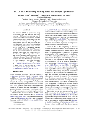 Fillable Online yet Another Deep Learning Based Text Analysis Open Toolkit Fax Email Print ...