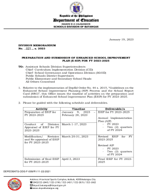 Fillable Online Preparation and Submission of Enhanced School ...