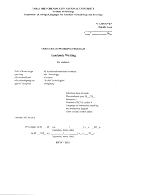 Fillable Online Academic Writing for Students Fax Email Print - pdfFiller