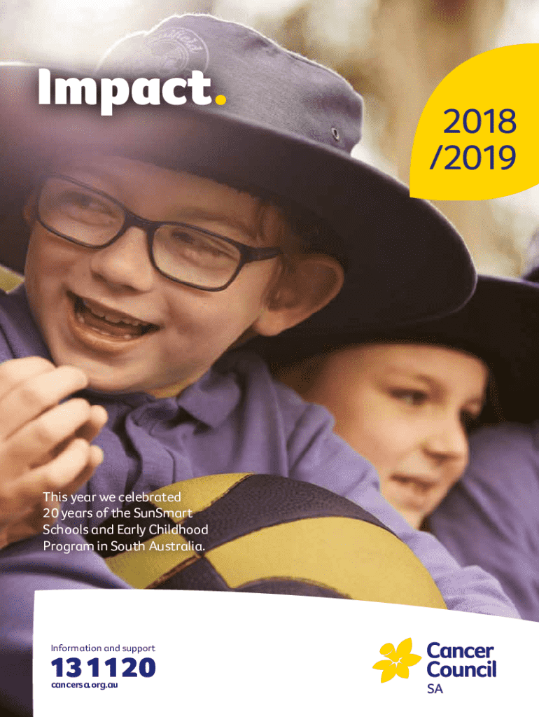 Fillable Online Cancer Council Sa – Impact Report 2019 Fax Email Print ...