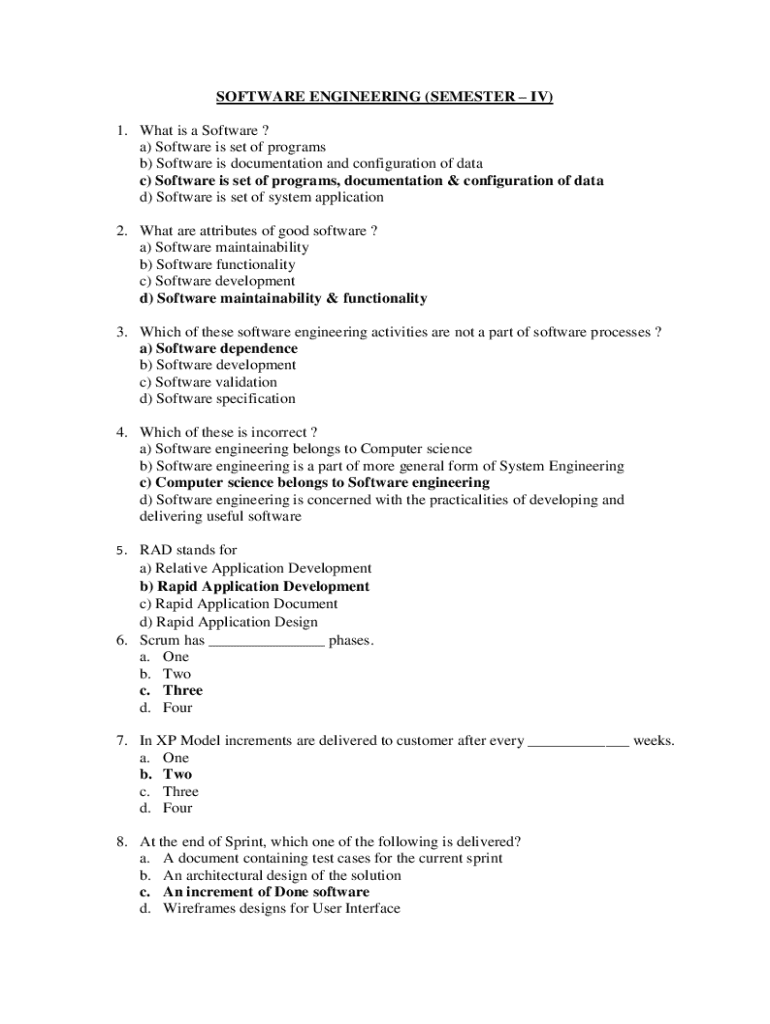 Fillable Online Sample Questions for Software Engineering and Java Fax ...