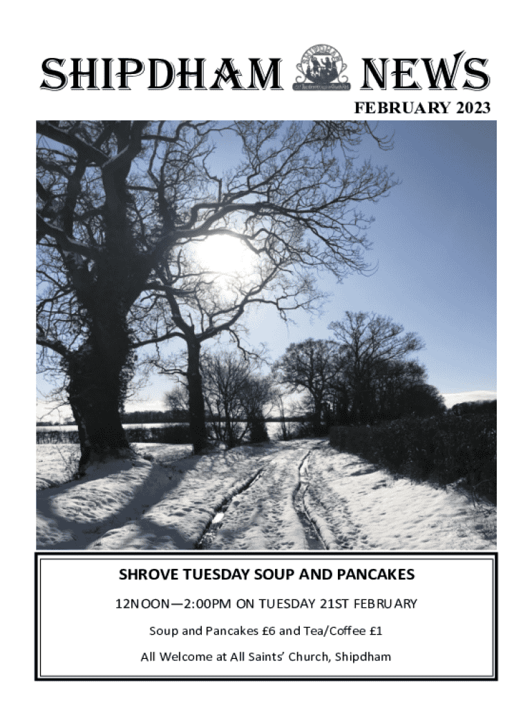 Fillable Online February 2023 Issue of Shipdham News Fax Email Print ...