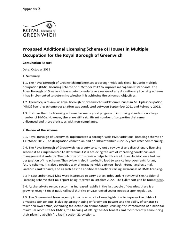 Fillable Online Proposed Additional Licensing Scheme of Houses in ...