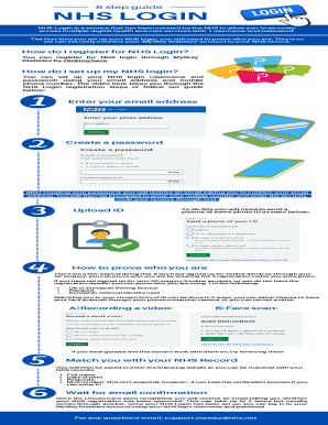 Fillable Online How to Set up Your Nhs Login Fax Email Print - pdfFiller