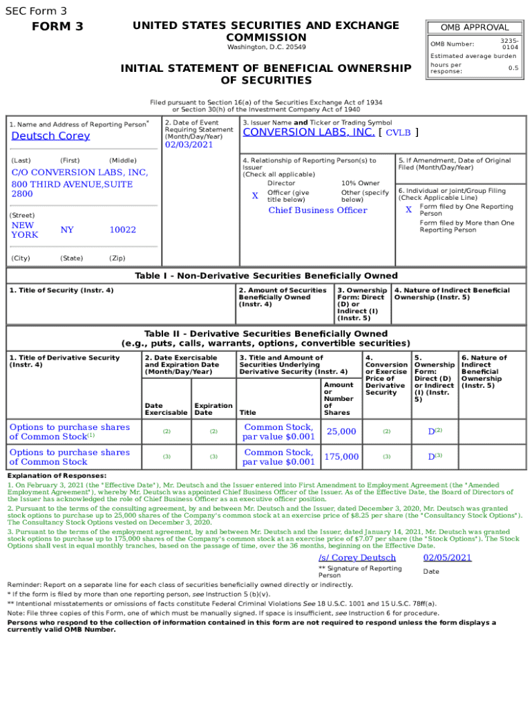 Fillable Online Initial Statement of Beneficial Ownership of Securities Fax Email Print - pdfFiller