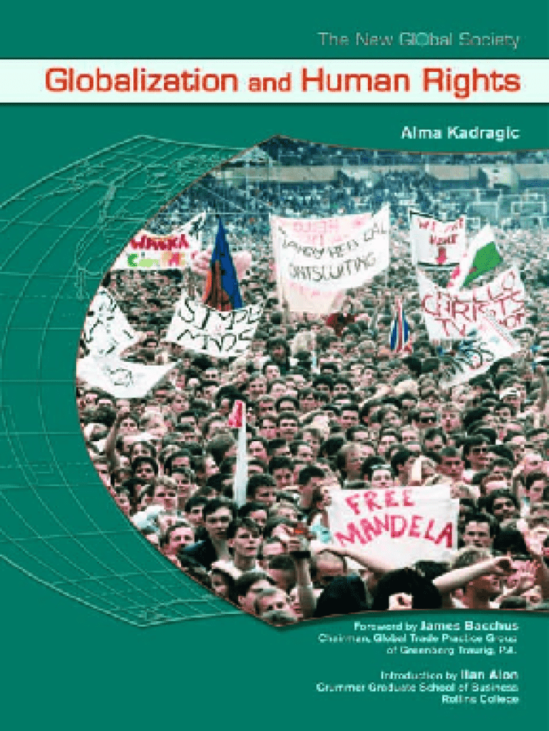 Fillable Online the New Global Society: Globalization and Human Rights ...