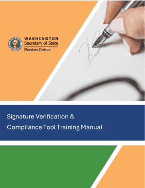 Fillable Online Signature Verification & Compliance Tool Training ...