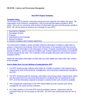 New Rfp Project Template Doc Template | pdfFiller