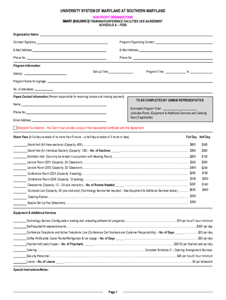 Fillable Online Non-profit Organizations Use Agreement Fax Email Print ...