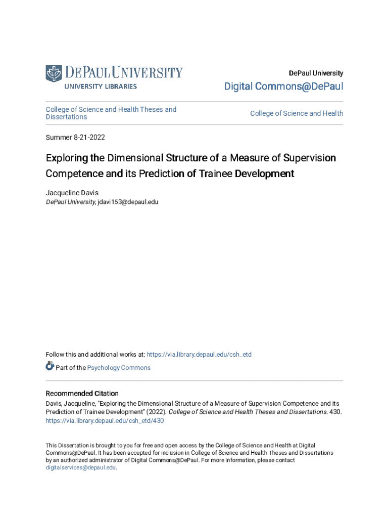 Fillable Online Exploring the Dimensional Structure of a Measure of ...