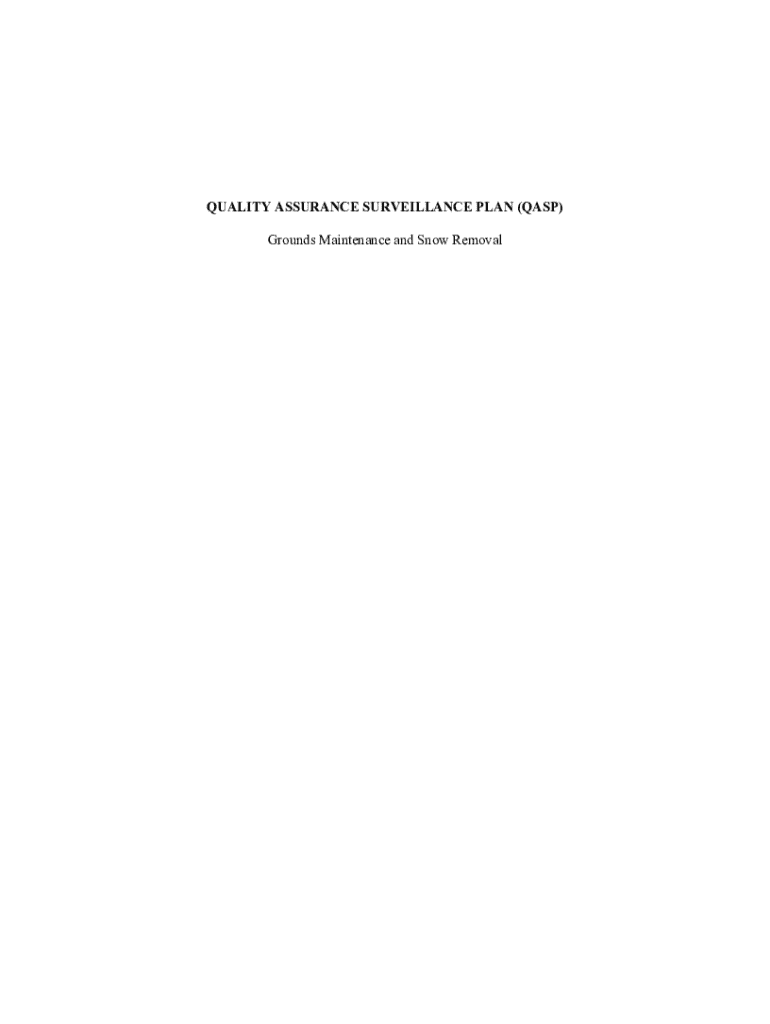 Fillable Online P02 QASP Grounds Maint Fax Email Print - pdfFiller