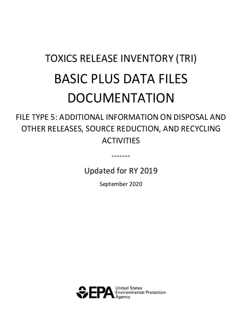Fillable Online Toxic Chemical Release Inventory Reporting Forms and ...