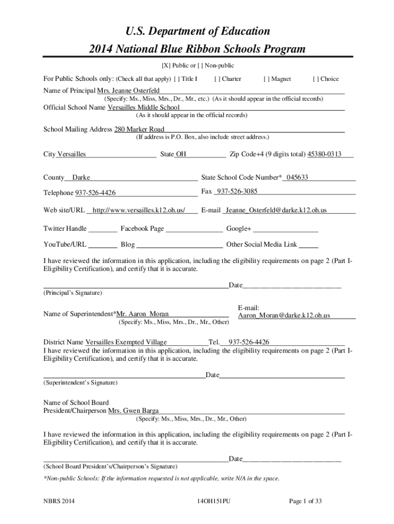 Fillable Online Fillable Online Official School Name Ardis G Fax Email ...