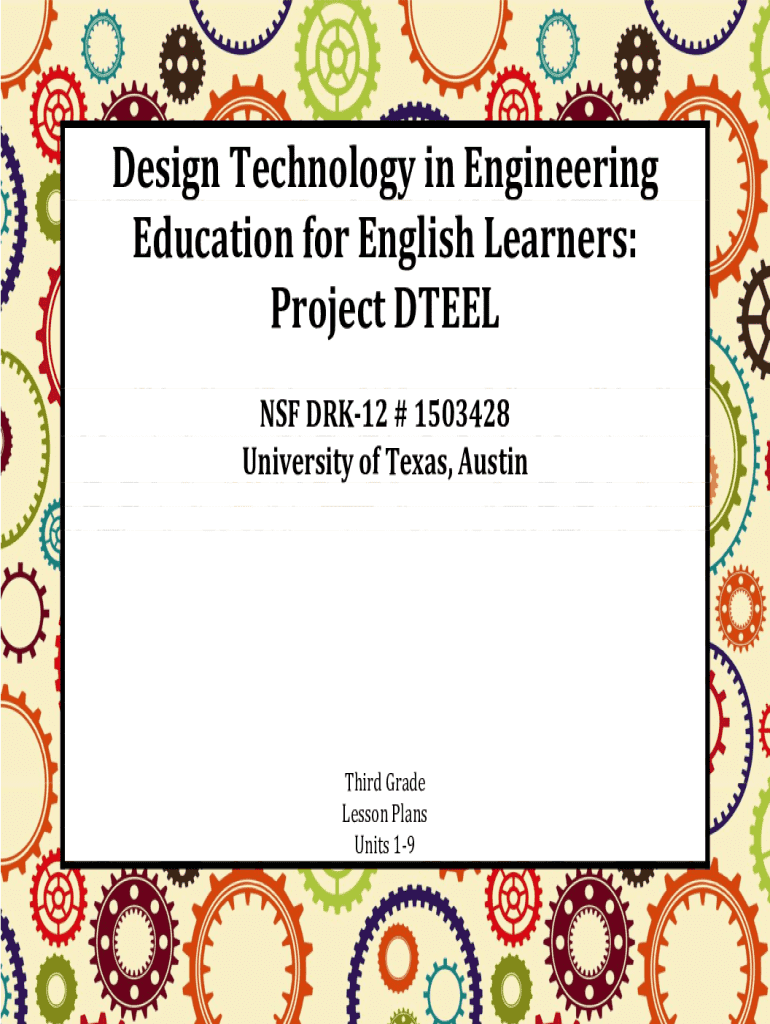 Fillable Online Design Technology in Engineering Education for English ...