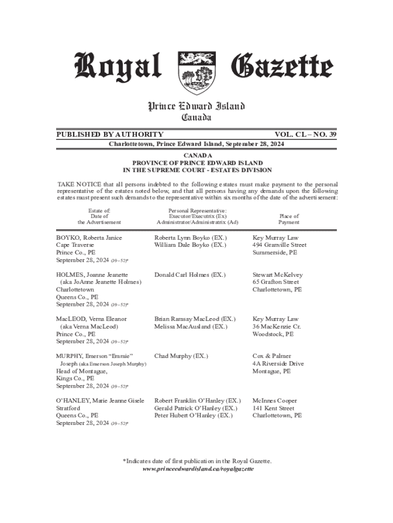 Fillable Online factum of the respondent the prince edward island ...