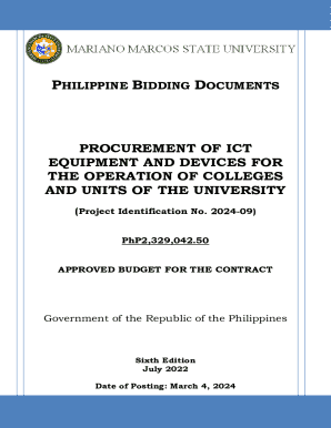 Fillable Online Procurement of Ict Equipment and Devices for the ...