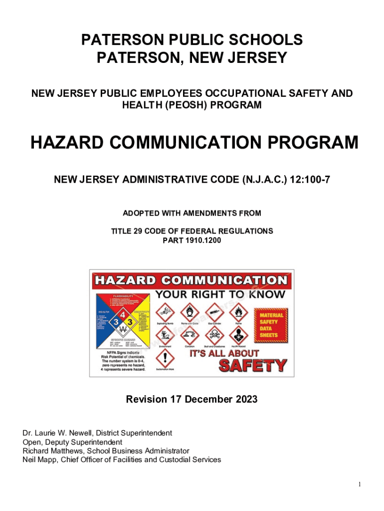 Fillable Online Public Employees Occupational Safety and Health Act ...