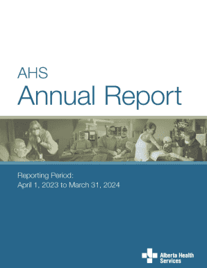 Fillable Online 2023-2024 Alberta Health Services Annual Report Fax ...