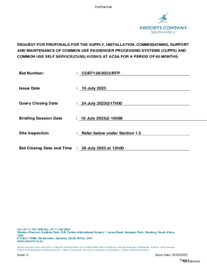 Fillable Online Rfp for Cupps and Cuss Kiosks Fax Email Print - pdfFiller