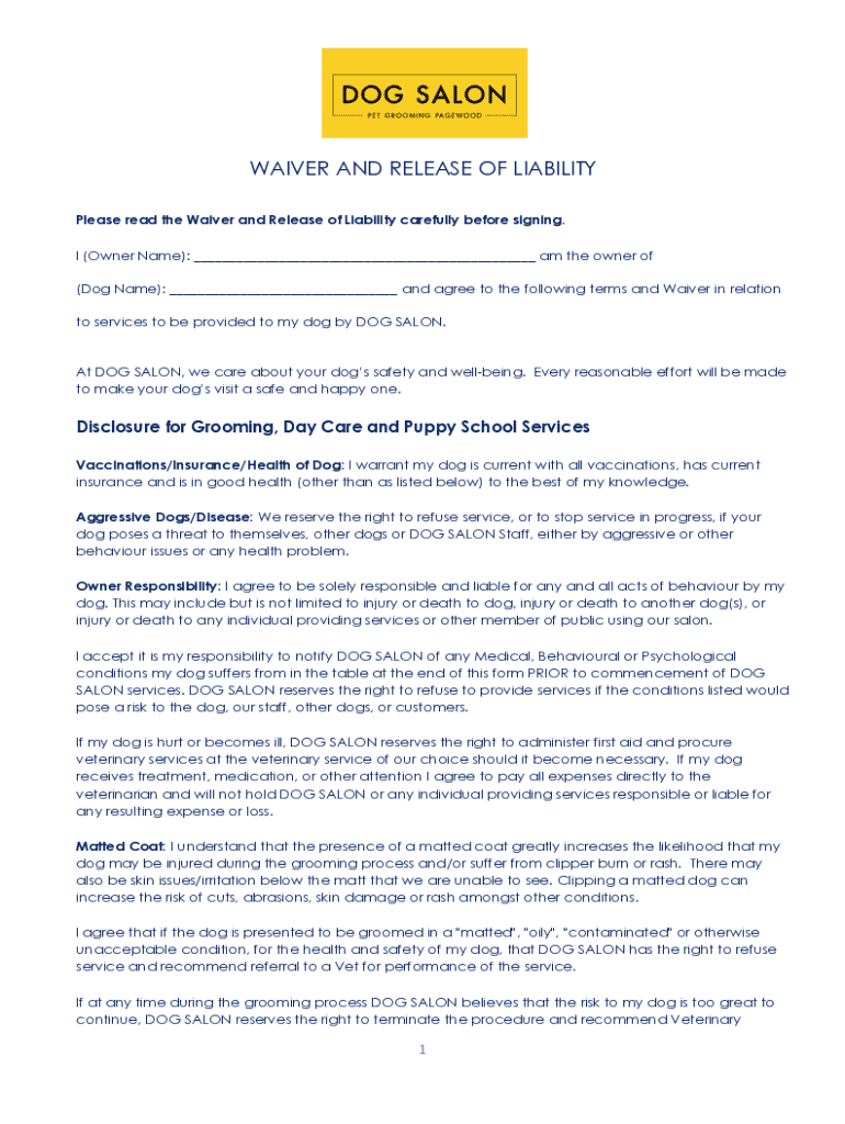 Fillable Online eht dog park access information & application form Fax ...