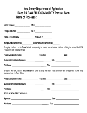 Fillable Online Commodity Transfer Form Fax Email Print - pdfFiller