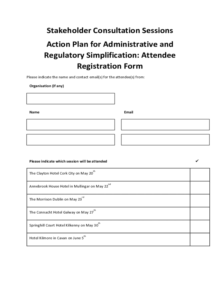 Fillable Online The Importance of Stakeholder Consultation How to and Tools Fax Email Print ...