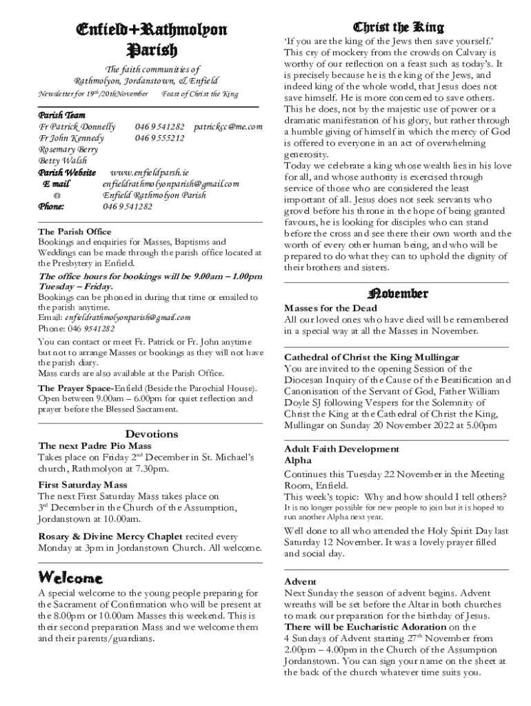 Fillable Online Rathmolyon, Jordanstown, & Enfield Fax Email Print ...