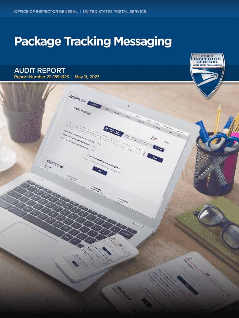 Fillable Online Audit Report on Package Tracking Messaging Fax Email ...