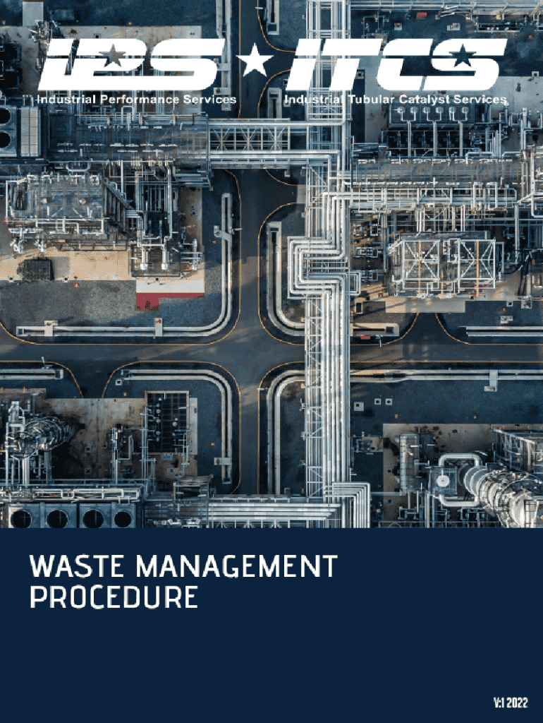 Fillable Online Waste Management Procedure Fax Email Print - pdfFiller