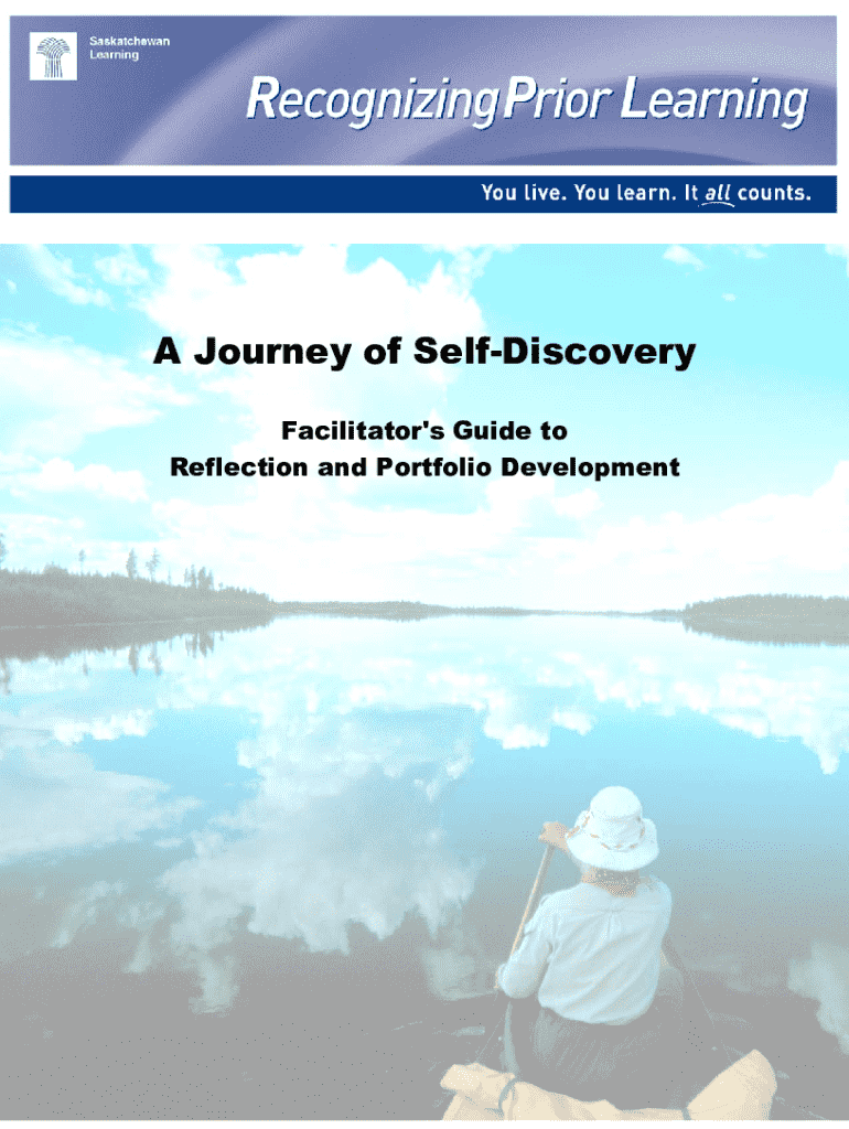 Fillable Online Facilitator\'s Guide to Reflection and Portfolio ...