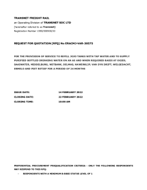 Fillable Online Provision of Services for Water Supply at Various Locations Fax Email Print ...