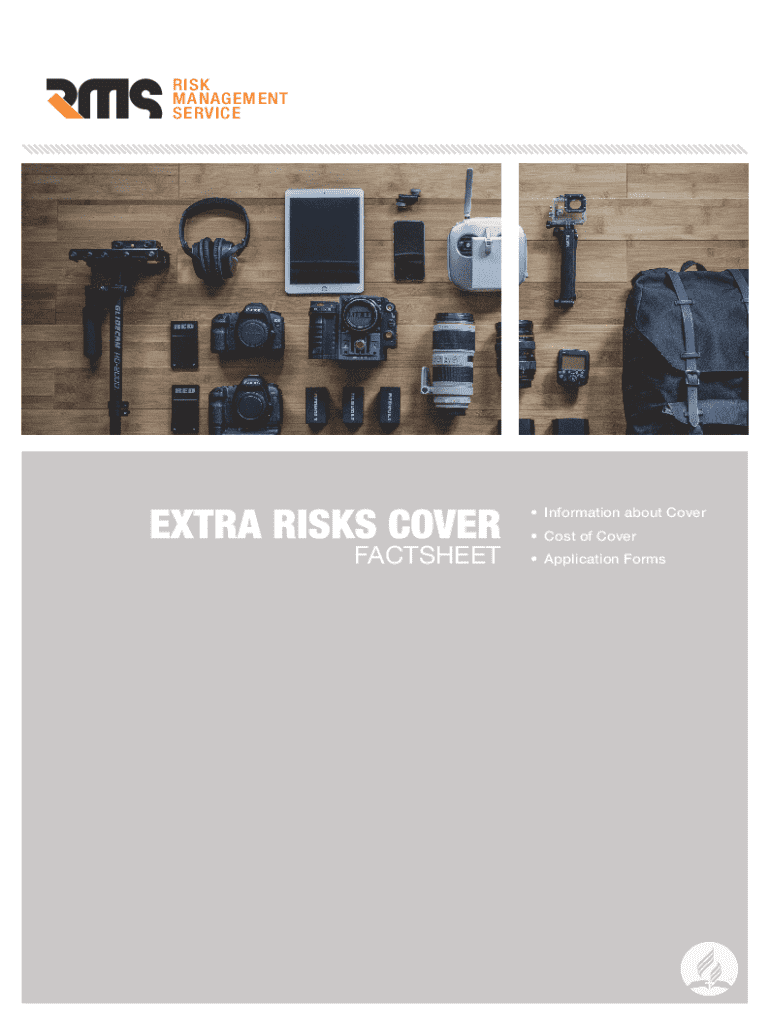 Fillable Online Extra Risks Cover - Risk Management Service Fax Email ...