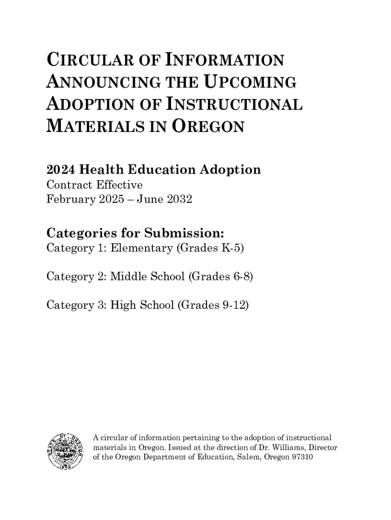 Fillable Online High-Quality Instructional Materials (HQIM) : State of ...