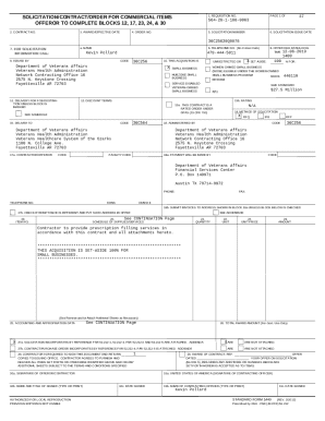 Sf 1449 Doc Template | pdfFiller