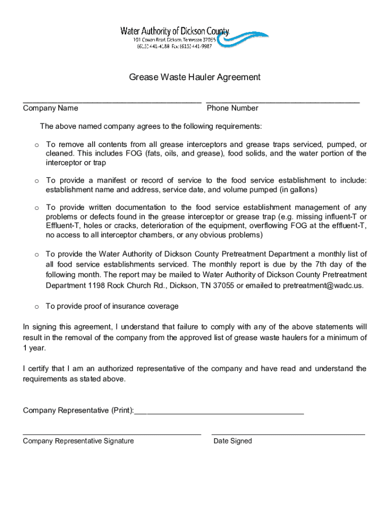 Fillable Online Request for Proposal Septic Systems and Grease Traps ... Fax Email Print - pdfFiller