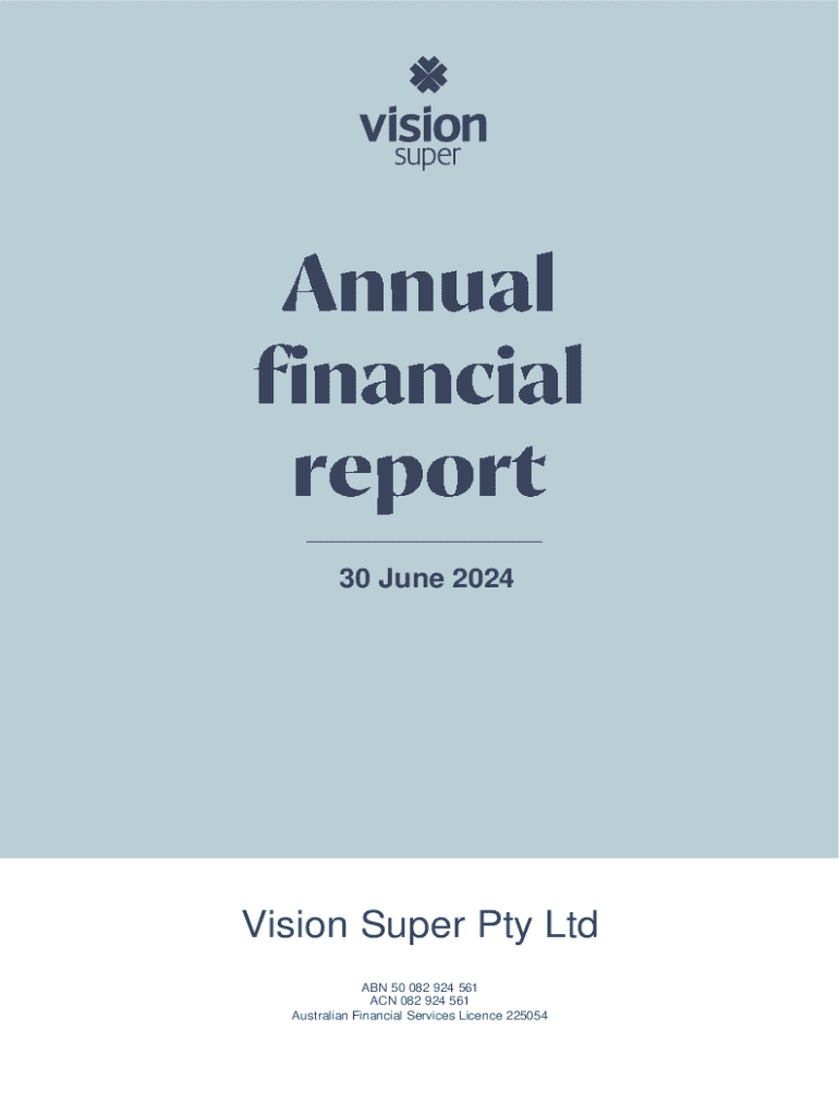 Fillable Online Vision Super guide: Performance, fees, USI, ABN Fax Email Print - pdfFiller