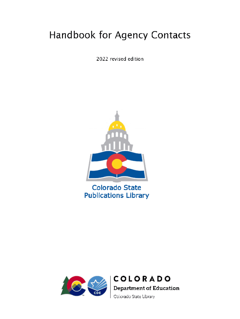 Fillable Online Information for Colorado State Agency Contacts from The ...