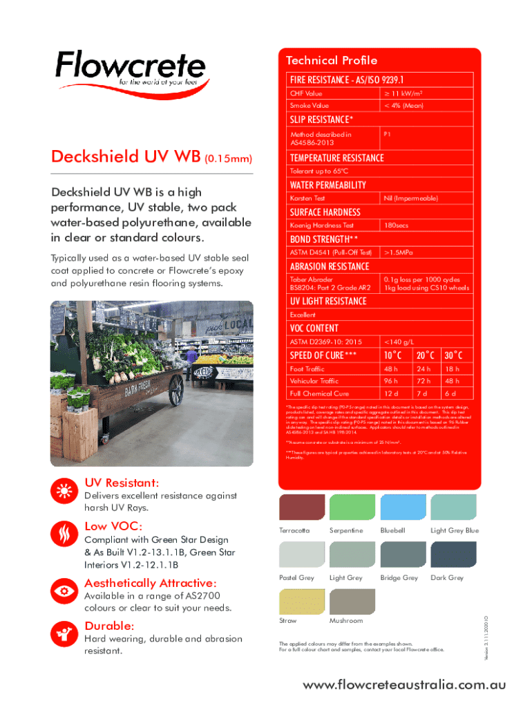 Fillable Online Deckshield Uv Wb Technical Profile and Installation Guide Fax Email Print ...