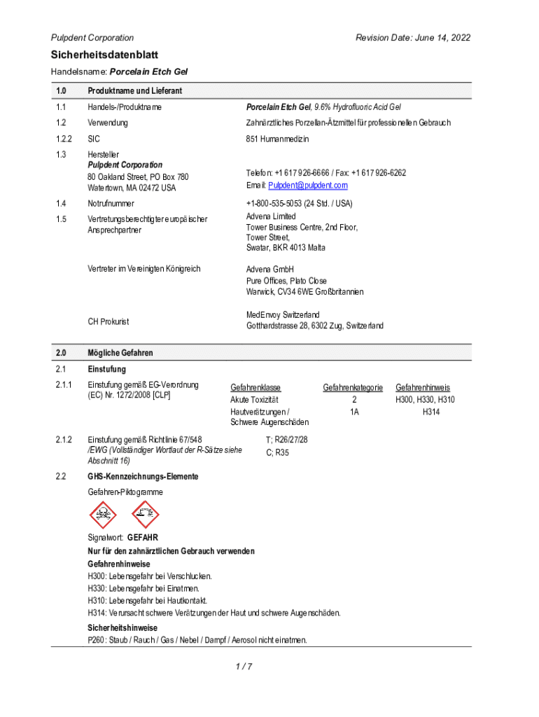 Ausfüllbares Online ec msds form for peg Fax Email Druck - pdfFiller