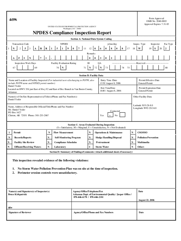 Fillable Online Bridge Inspection Report Public Version Request Form ...