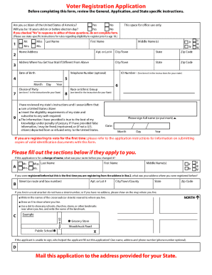 Fillable Online Register to Vote in Your State Fax Email Print - pdfFiller