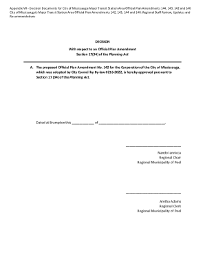 Fillable Online City of Mississauga Major Transit Station Area Official ...