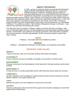 Fillable Online Pathways, Inc. Behavioral Health Services Fax Email ...