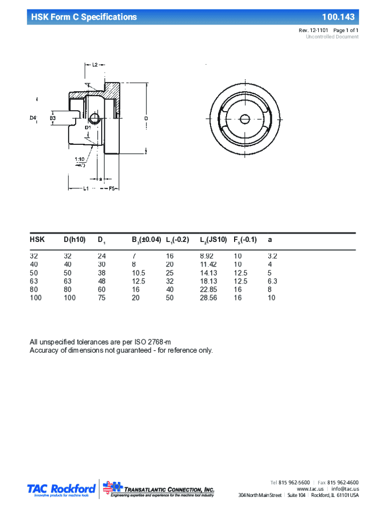 Fillable Online Hsk Specifications Fax Email Print - pdfFiller