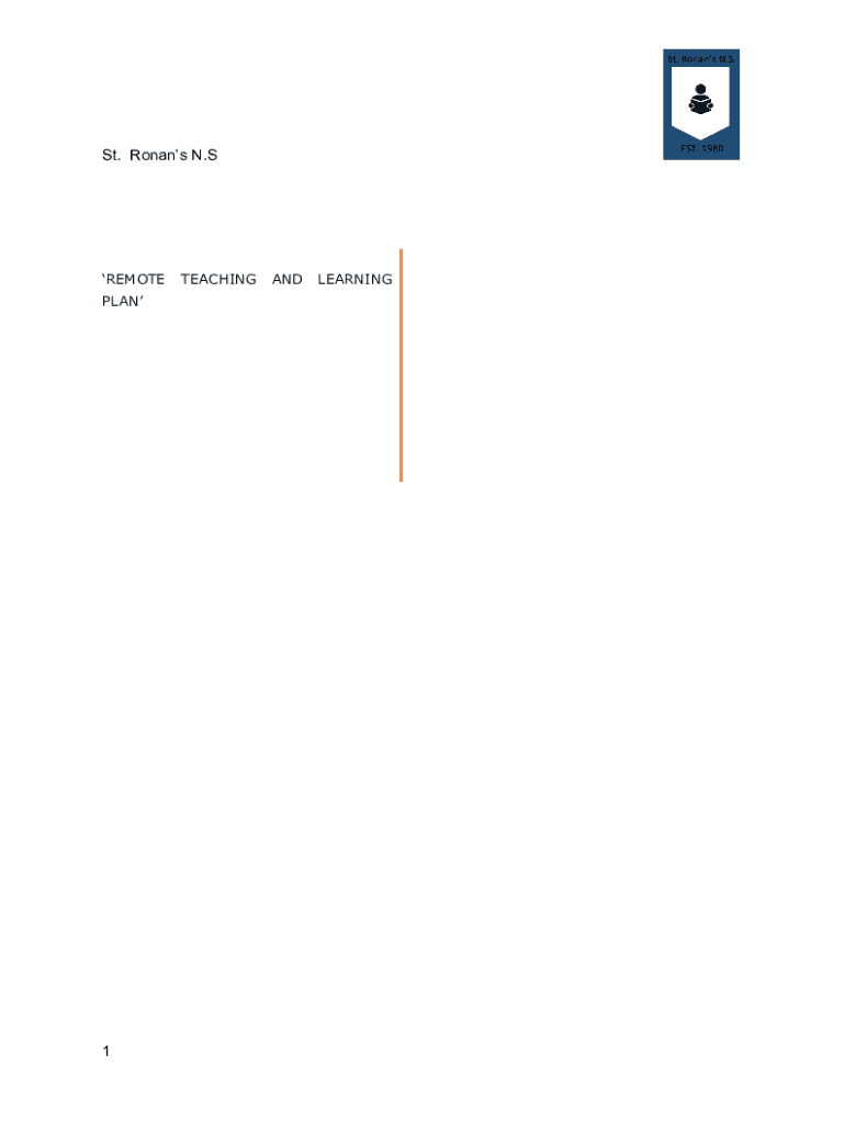 Fillable Online St Ronan\'s Primary Achieves Flagship School StatusIQM Fax Email Print - pdfFiller