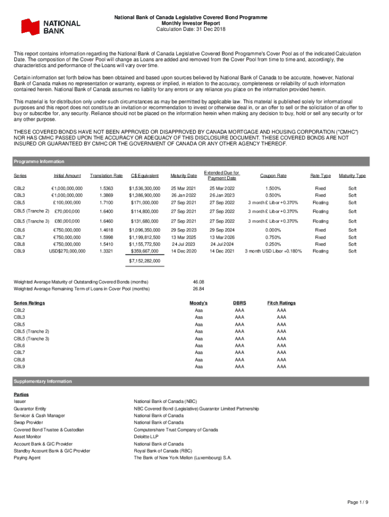 Fillable Online A. Harmonised Transparency Template - RBC Fax Email ...