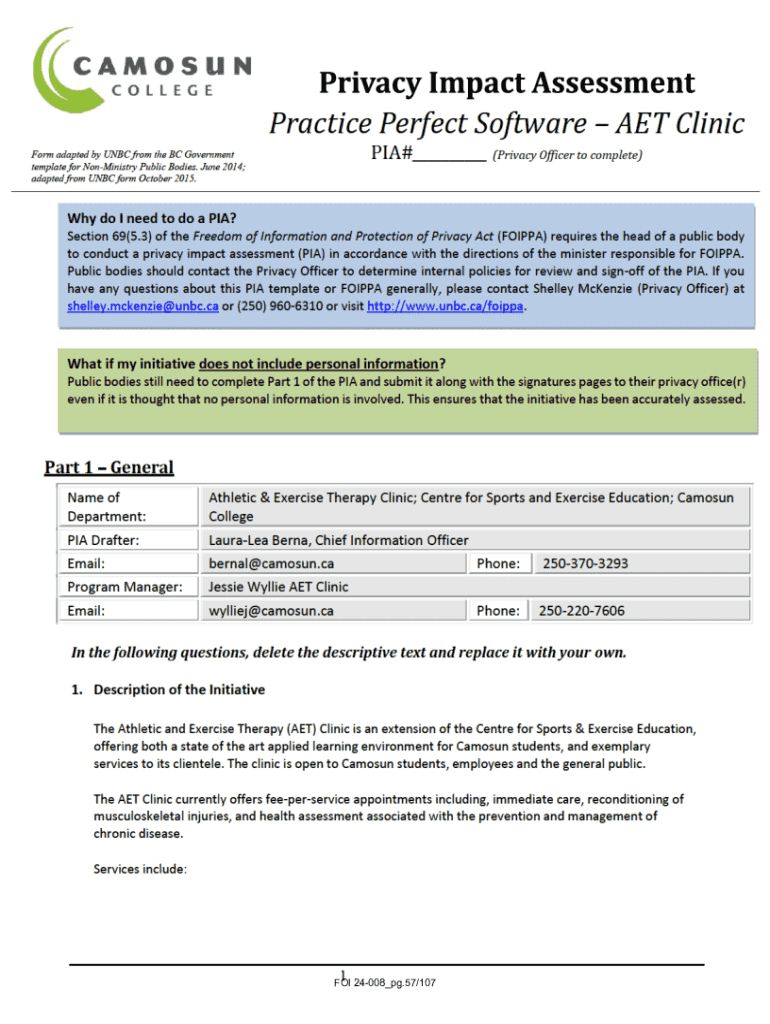 Fillable Online Camosun College Practice Perfect Software - AET Clinic ...